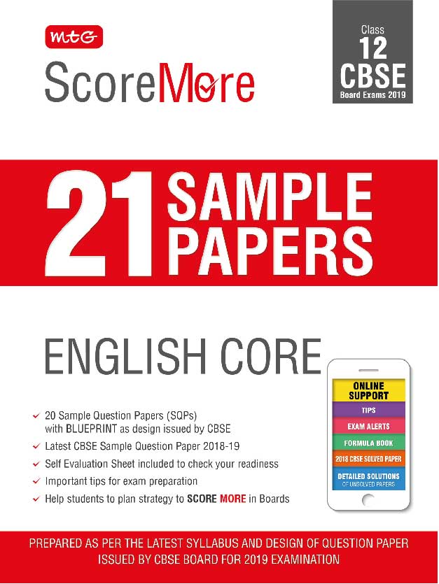 sample paper class 12 english 2019 - MTG Learning Media Resources