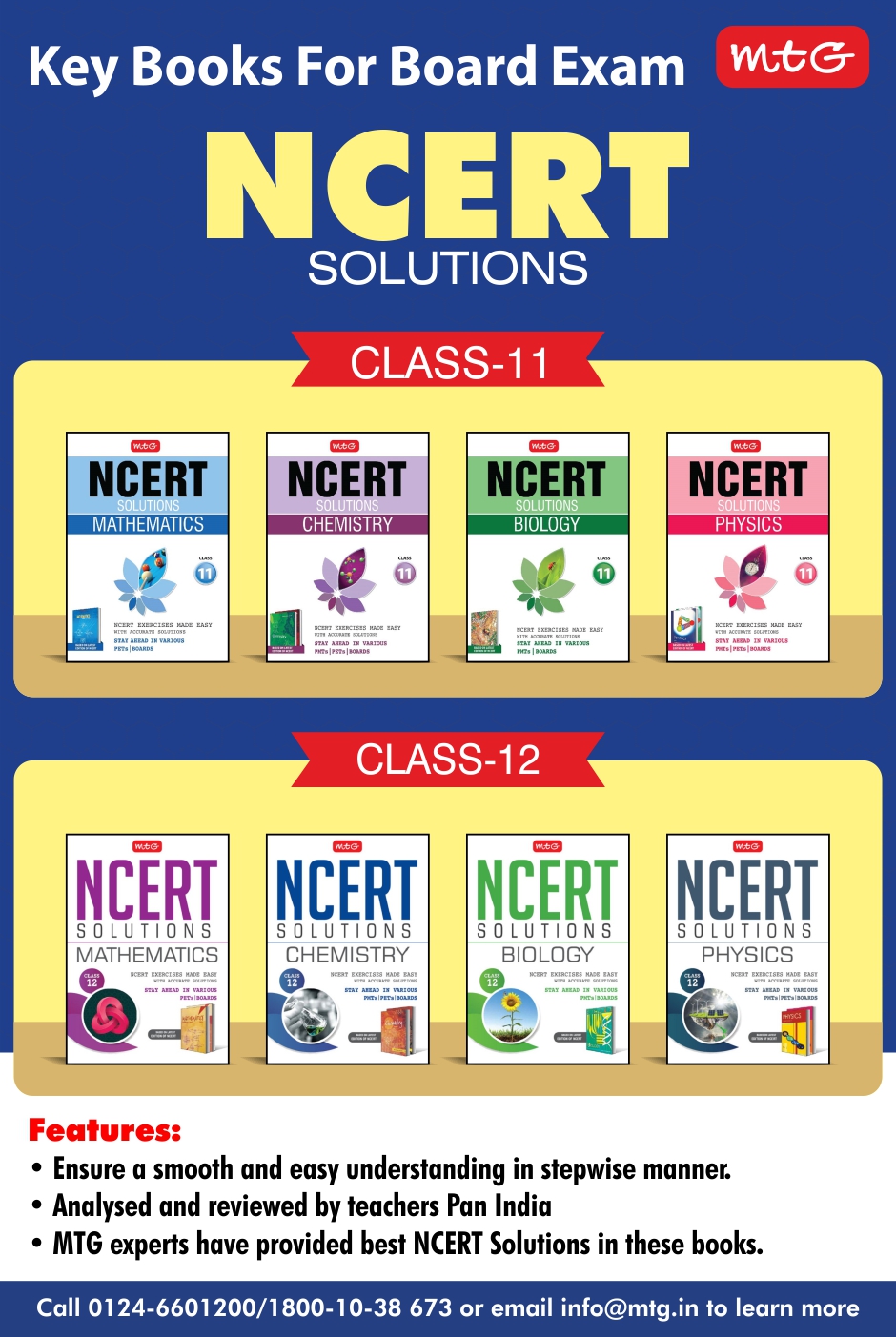 ncert solutions class 11 and 12 promo - MTG Learning Media Resources