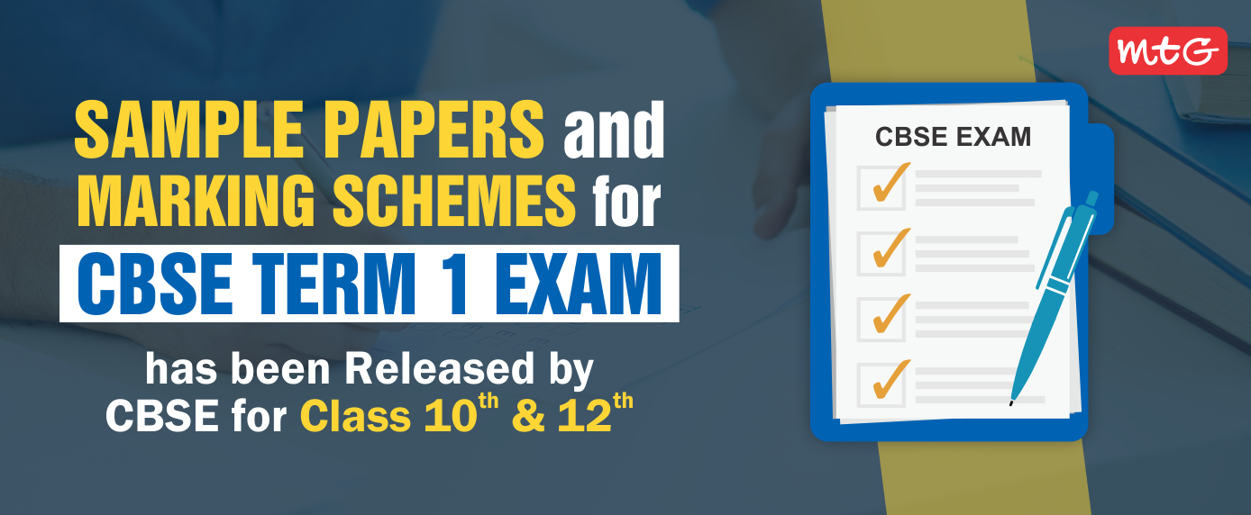 CBSE term 1 sample papers and marking scheme - MTG Learning Media Resources