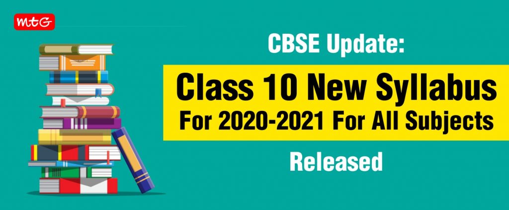 CBSE Update: Class 10 New Syllabus for 2020-2021 For All Subjects Released