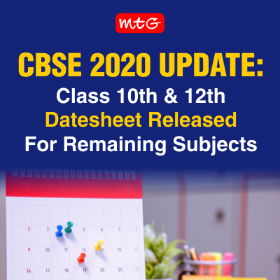 CBSE Class 10th & 12th Date sheet 2020 Released For Remaining Subjects