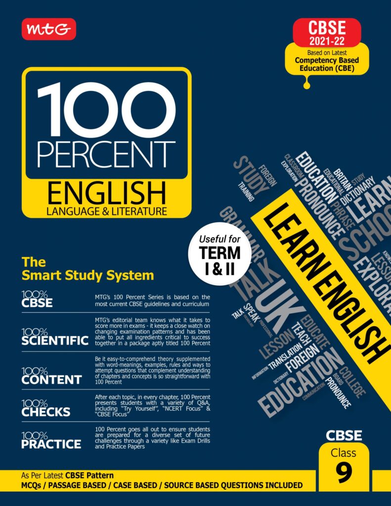 100 percent class 9 english reference book - MTG Learning Media Resources