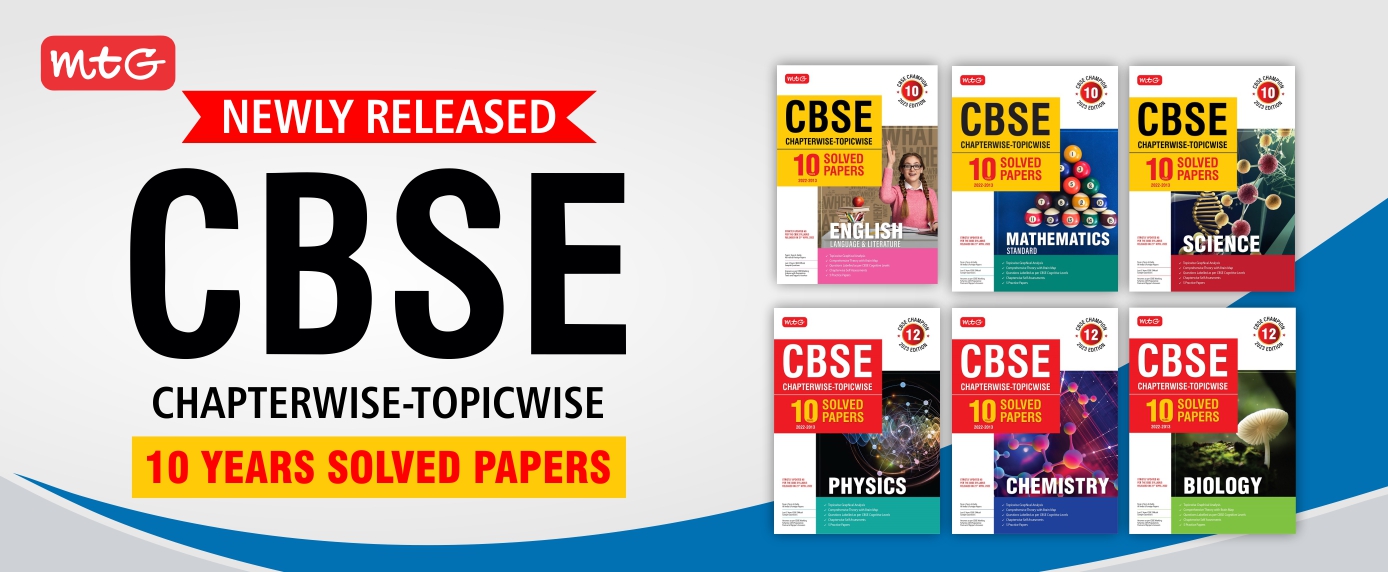 Newly Launched CBSE Chapterwise Topicwise 10 Years Solved Papers