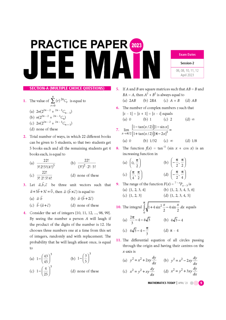Practice paper - MTG Learning Media Resources