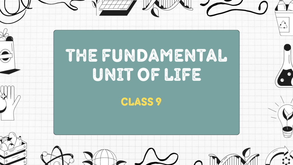 The Fundamental Unit of Life Class 9 MCQ - MTG Learning Media Resources